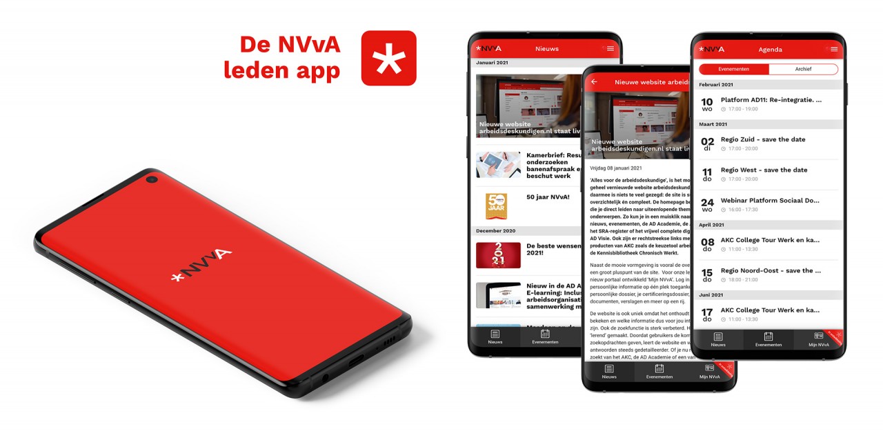 NVvA De NVvA app voor de leden | Thirdwave